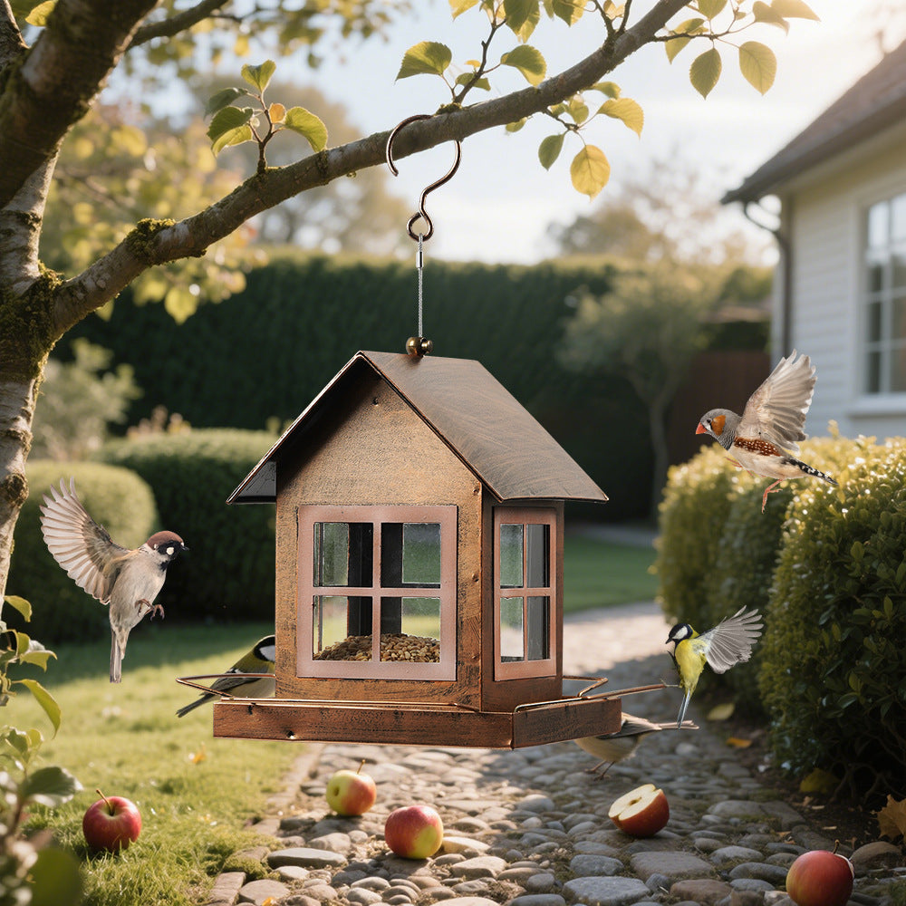 Feeder Outdoor Hanging Metal Bird – Fur Real Supplies